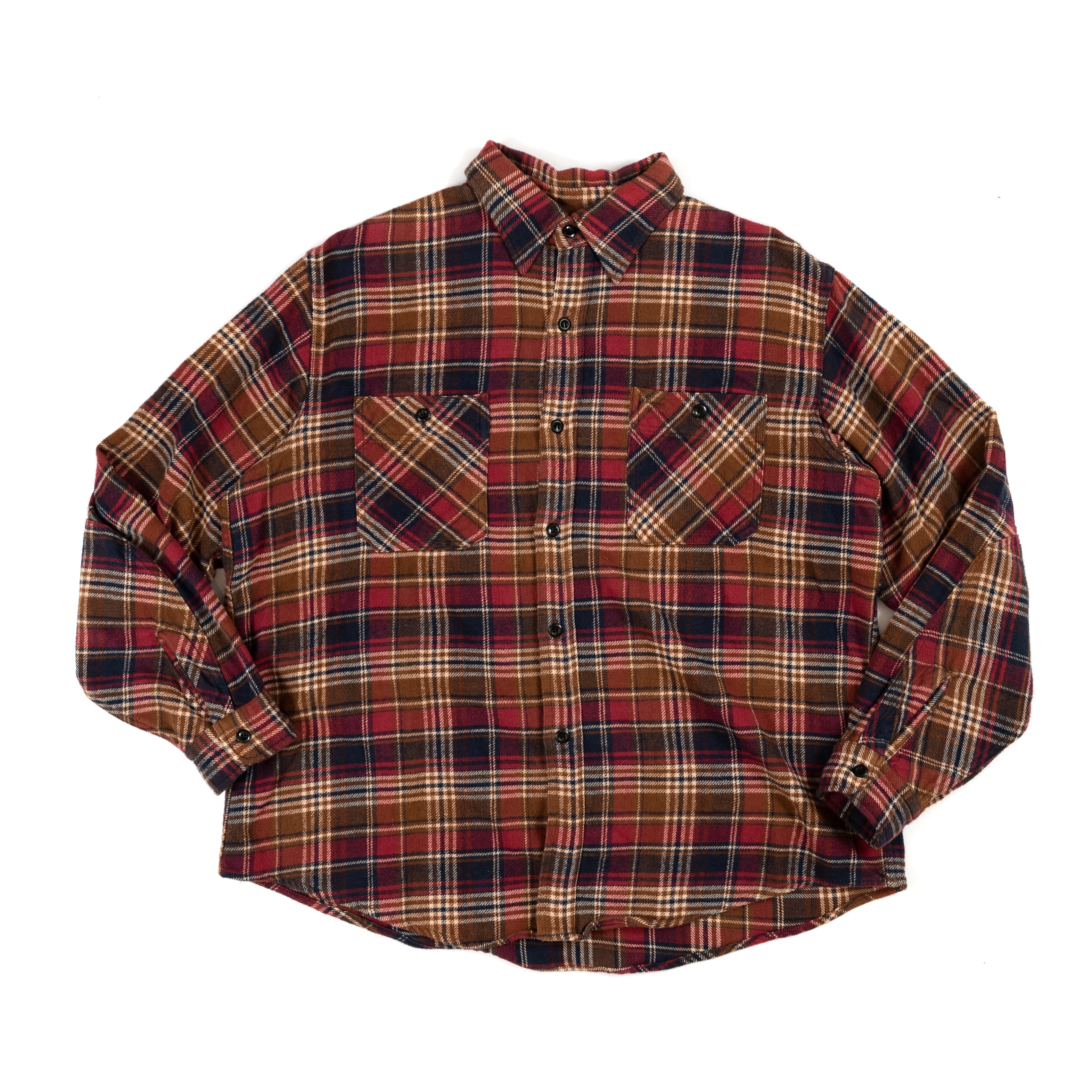 Nepenthes Wide Flannel Shirt – Sigil Secondhand