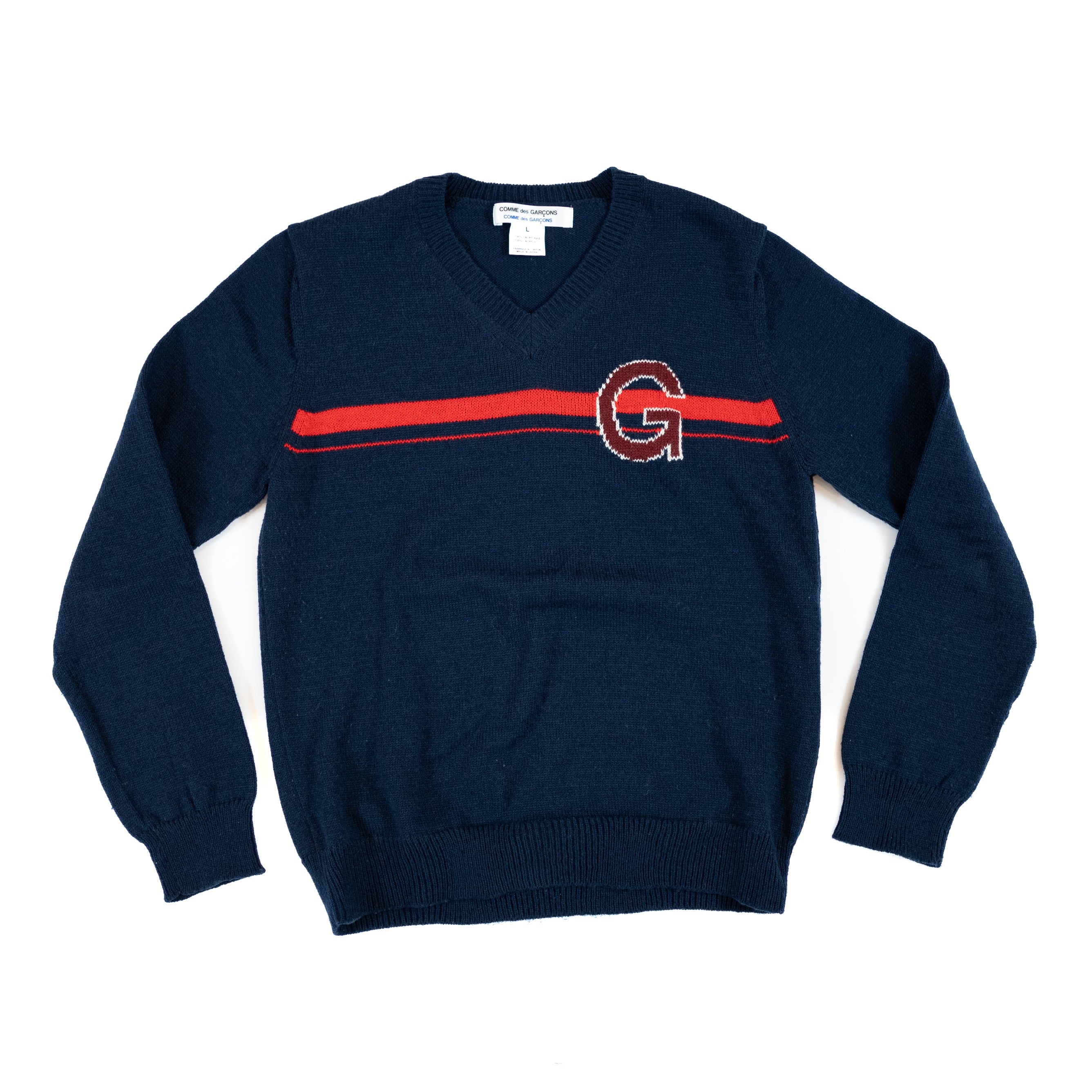 Comme des Garçons Comme des Garçons Knit V-Neck Sweater – Sigil Secondhand